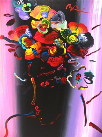 Lady with hat no.2 by Peter Max on artnet