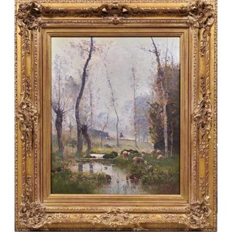 Untitled Landscape with Figure by Jean-Baptiste-Camille Corot on artnet