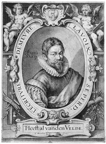 Bildnis Jan van de Velde d.Ä. after Jan van de Velde by Jacob Matham on ...