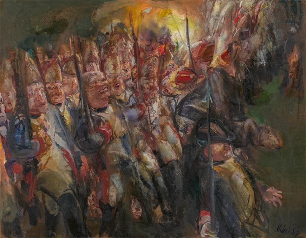 Ja, wir sind die Garde by Bernhard Heisig on artnet