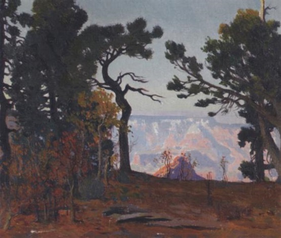 A view of the Grand Canyon by James Swinnerton on artnet