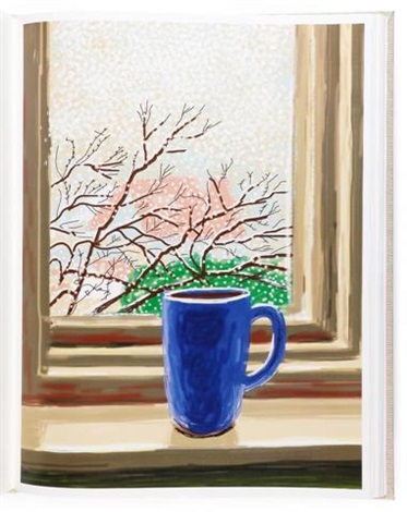 My Window artist book with 120 works by David Hockney on artnet