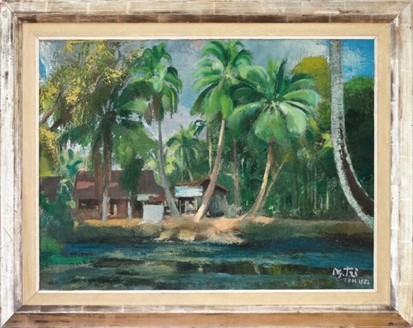 Village in the forest 林中村落 by Nguyen Gia Tri on artnet