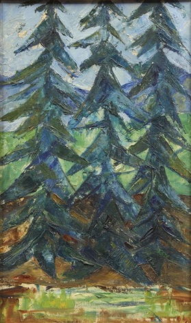 Trees by Mildred Rackley on artnet