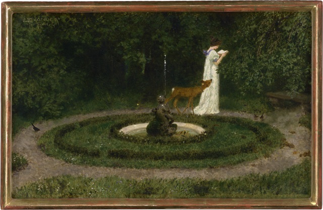 Idyll am Brunnen by Alexander Rothaug on artnet