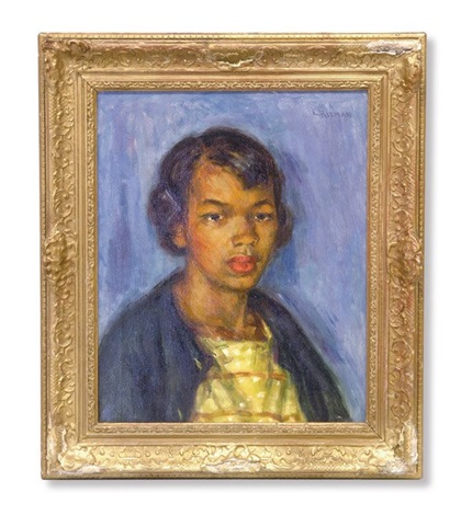 Portrait of a young woman by Louis Ritman on artnet