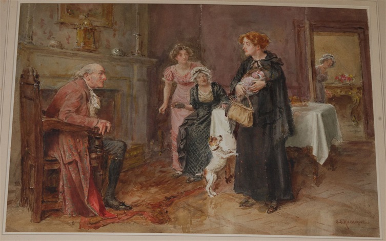 The poor Relation by George Goodwin Kilburne on artnet
