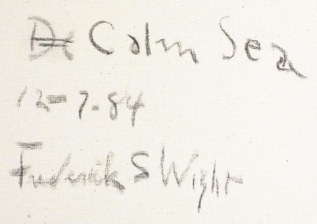 Calm Sea by Frederick S. Wight on artnet