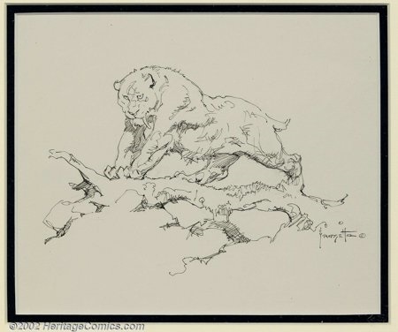 Frank Frazetta - Original Illustration undated. Done in the 1970s, this ...