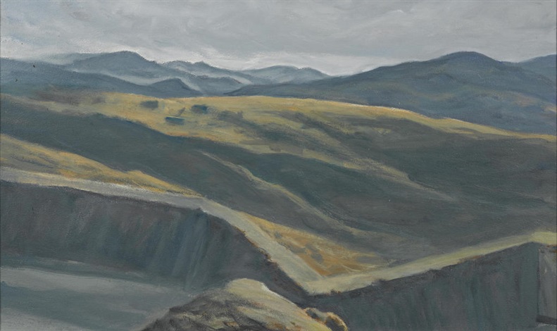 A view of the hills, Santa Ynez by Ray Strong on artnet