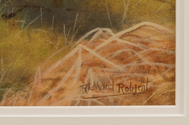 Forest scene with pheasants by Richard Robjent on artnet