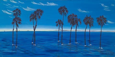 Sea level rise, Santa Barbara by Tom Huston on artnet