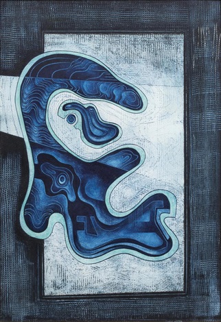 Blue Study by Cady Wells on artnet