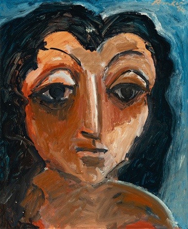 The Evening, Portrait of Lily Brett, Wife and Australian Author by ...