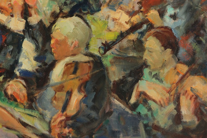 The Rehearsal by Allan Davidson on artnet