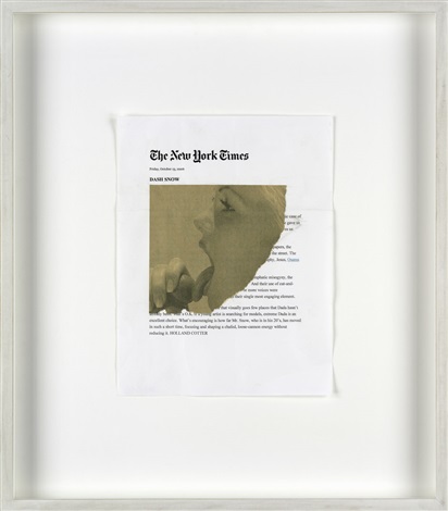 The New York Times by Dash Snow on artnet