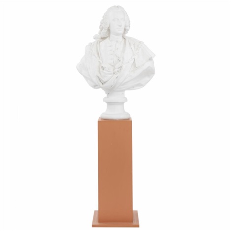 Plaster bust of count Adam Gottlob Moltke by Jacques Francois Joseph ...