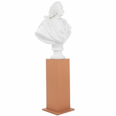 Plaster bust of count Adam Gottlob Moltke by Jacques Francois Joseph ...