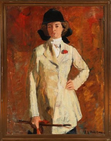 Portrait of Baroness Ada Julie Alexandra Juel-Brockdorff, née Baroness ...