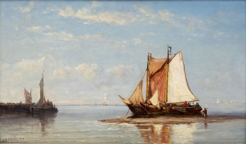 Hoogaars op het droge by Jan Frederik Schutz on artnet