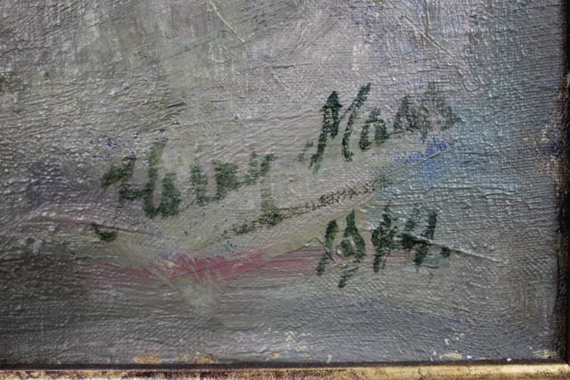 Lezend naakt op bed by Harry Maas on artnet