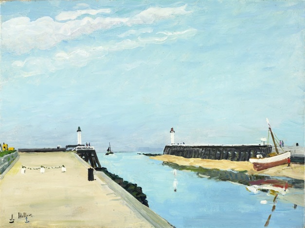 Les jetées de Trouville by Jean Helleu on artnet