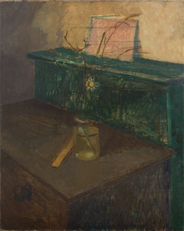 Still Life with Daisy by William Coldstream on artnet