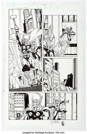 Ron Lim and Scott Koblish Spider-Man Team-Up 4 Story Page 6 Original ...