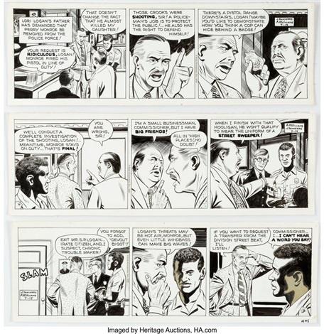 Al McWilliams Dateline Danger Daily Comic Strip Original Art Group of 3 ...