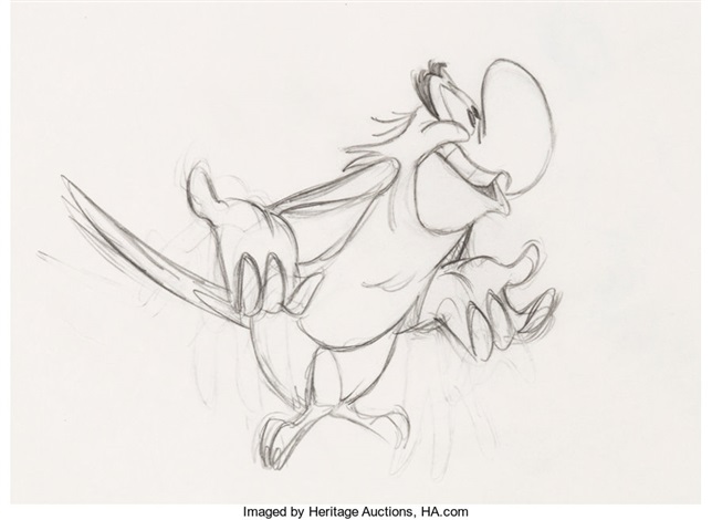 Aladdin Iago Animation Drawings Group of 3 Walt Disney, 1992. ... Total ...
