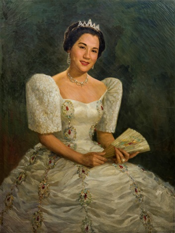 Portrait of Sonia Lim by Fernando Amorsolo on artnet