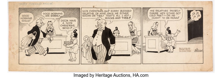 Martin Branner They Should Know Daily Comic Strip Original Art dated 2 ...