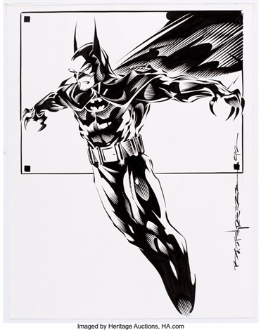 Brian Stelfreeze - Batman Illustration Original Art 1992 by Brian ...
