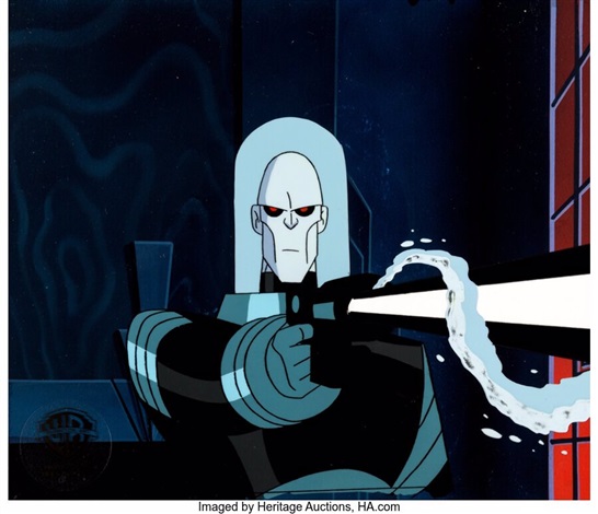 The New Batman Adventures Mr. Freeze Production Cel Setup with Key ...