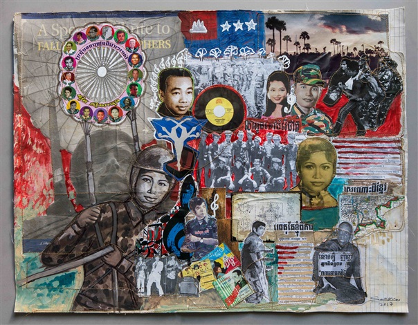 Song for the Khmer Republic Young Army by Leang Seckon on artnet