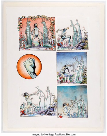 Arthur Suydam Page Original Art undated. by Arthur Suydam on artnet