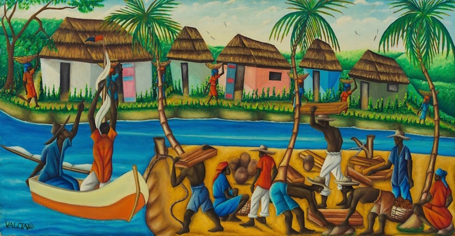 Haitian River by Gérard Valcin on artnet