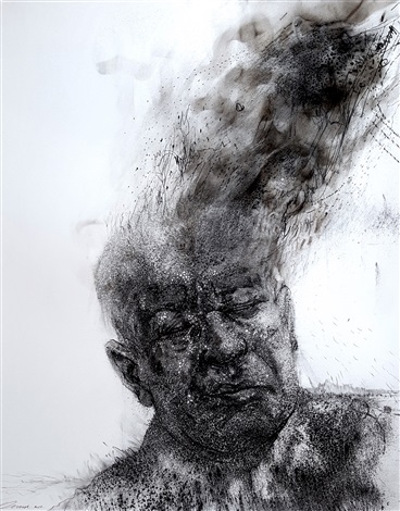 The man who lost his head by Diane Victor on artnet