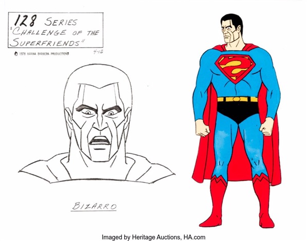 Challenge of the Superfriends Bizarro Color Model Cel Hanna-Barbera ...