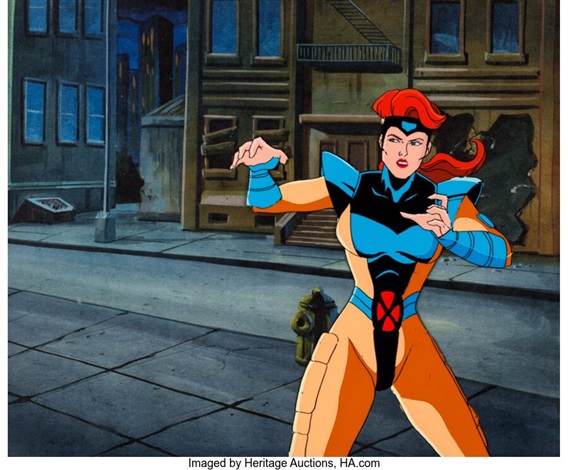 X-Men Jean Grey Production Cel Marvel Studios, c. 1992-97. by Marvel ...