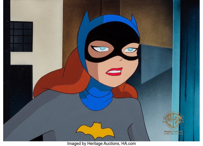 Batman The Animated Series Batgirl Production Cel Warner Brothers, c ...