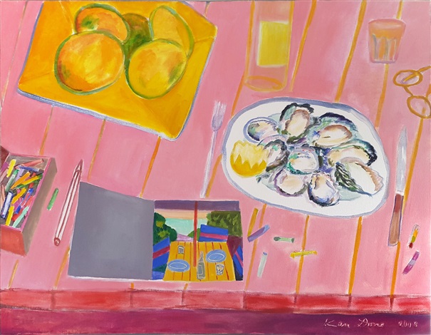 Mangos and Oysters by Ken Done on artnet