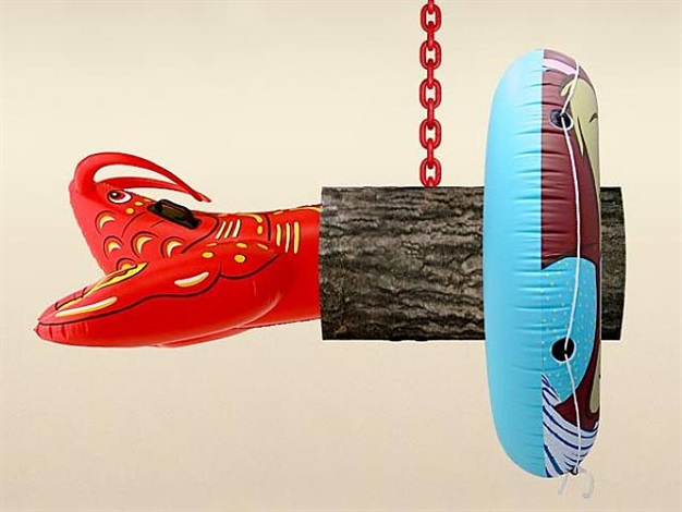 Lobster Log by Jeff Koons on artnet