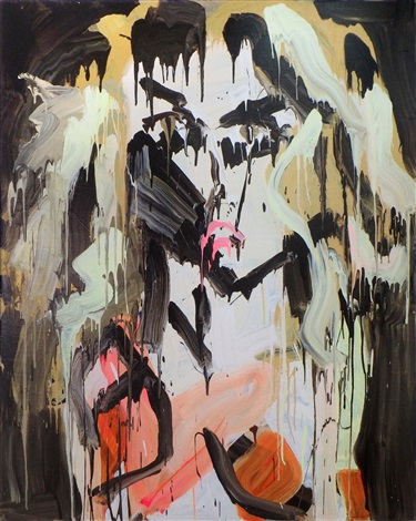 Orange Heart Kate Moss by Katherine Bernhardt on artnet