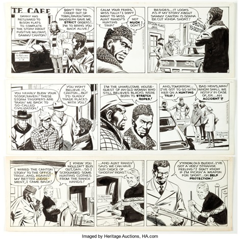 Al McWilliams Dateline Danger Daily Comic Strip Original Art Group of 3 ...
