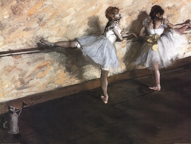 Dancers Practicing at the Barre by Edgar Degas on artnet