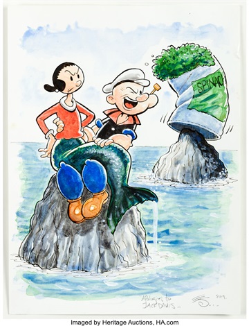 Popeye And Olive Oyl Original