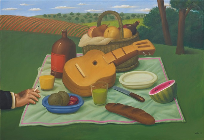 Picnic by Fernando Botero on artnet
