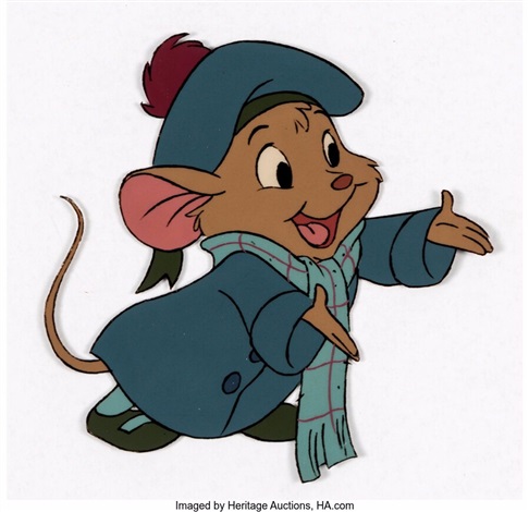 The Great Mouse Detective Production Cel Group of 4 Walt Disney, 1986 ...