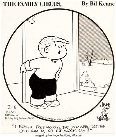 Jeff Keane and Bil Keane The Family Circus Comic Strip Original Art ... Jeff Keane and Bil Keane The Family Circus Comic Strip Original Art ...